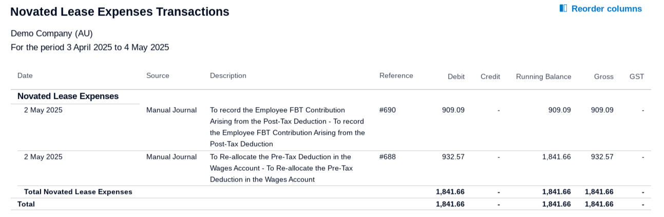 Fully Serviced Novated Leases - How to Set up in Xero — e-BAS Accounts